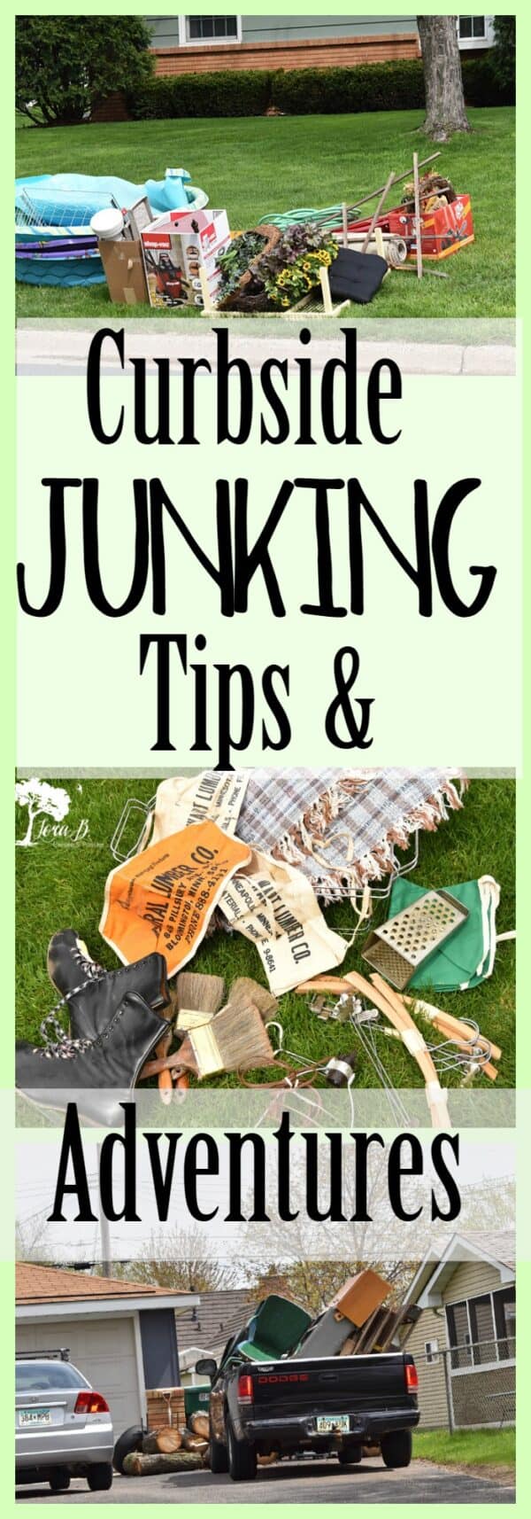 Curbside Junking Adventures and Tips - Lora Bloomquist~Create & Ponder