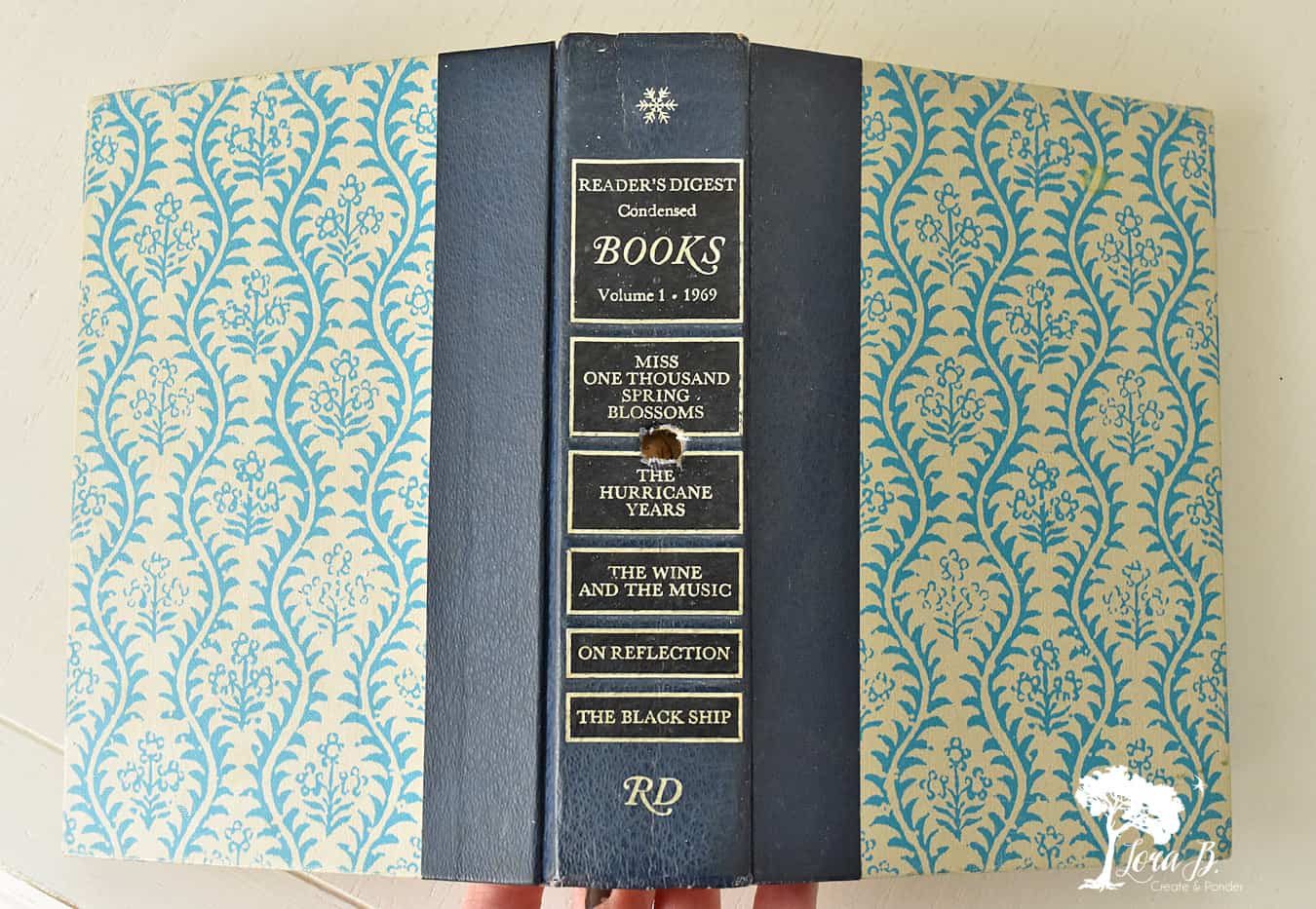 How To Make an Easy Book Tree - Lora Bloomquist~Create & Ponder