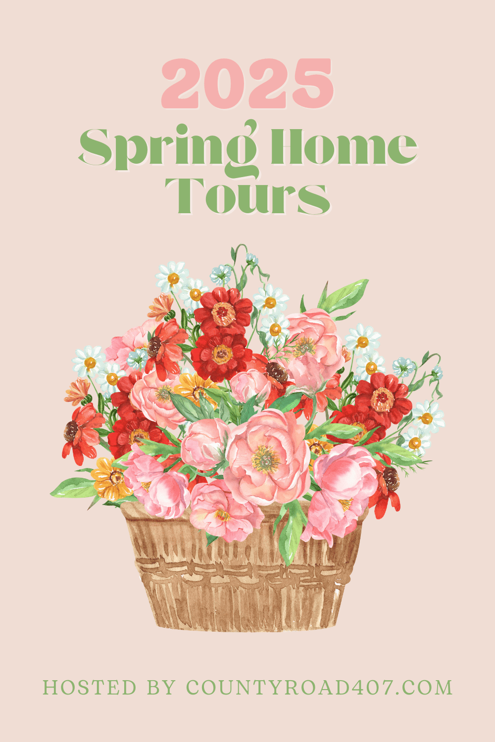 Spring Decorated Living Room with Vintage Cottage Style - Lora ...