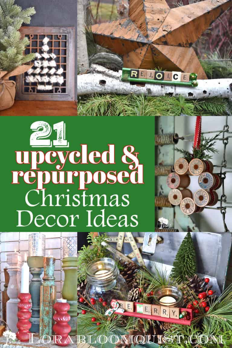21 Upcycled and Repurposed Vintage Junk Decor Ideas for Christmas ...