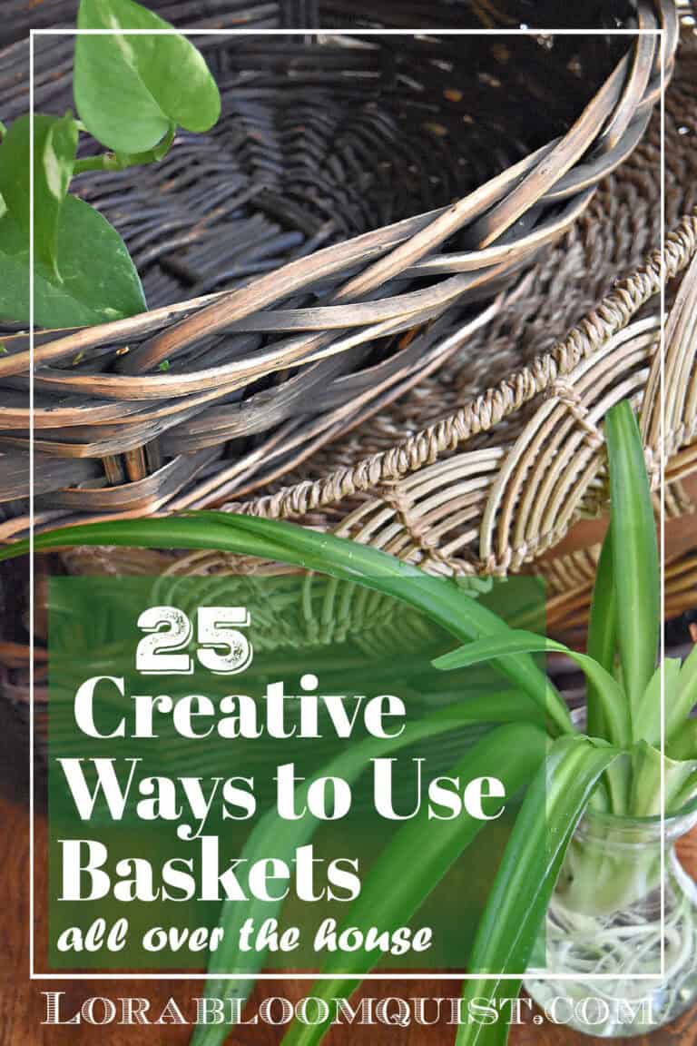 25 Tips and Tricks for Decorating with Baskets (all over the house ...