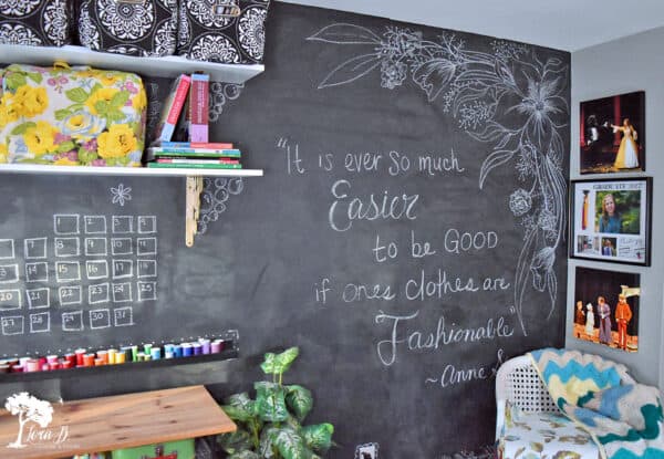 Fun Chalkboard Decor Ideas for your Home - Lora Bloomquist~Create & Ponder