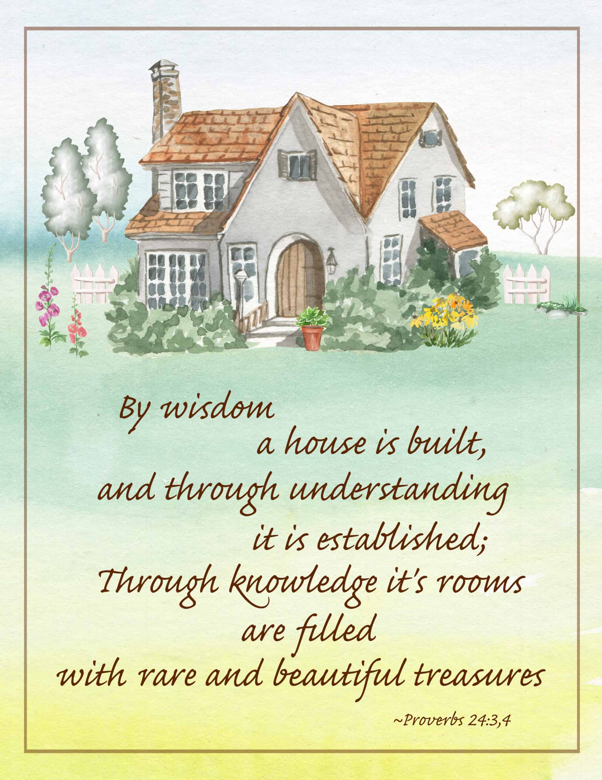 Sweet Cottage Printable - Lora Bloomquist~Create & Ponder