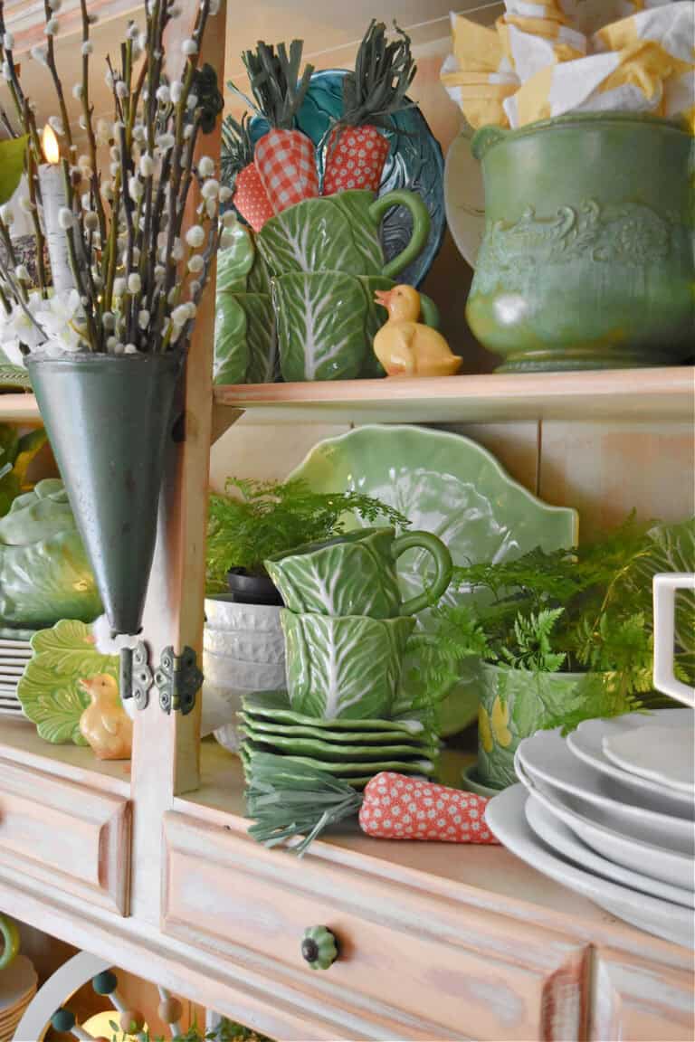 Collecting Cabbage Ware for a Spring Hutch Display - Lora Bloomquist ...