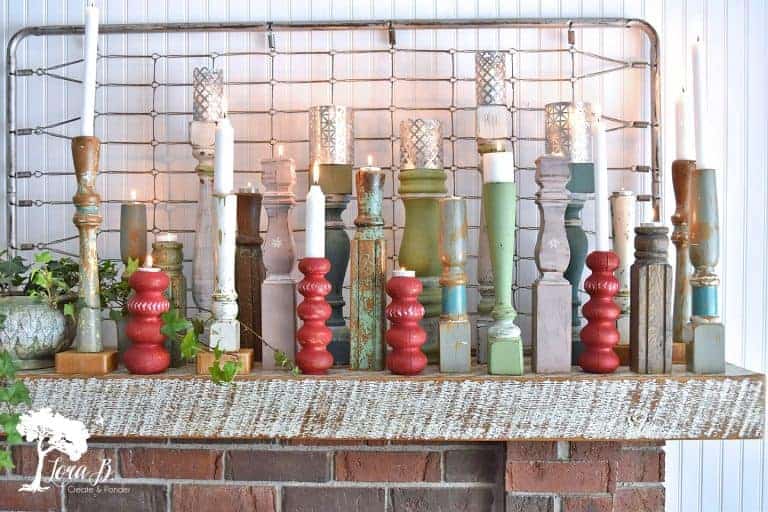 DIY Repurposed Candlesticks with Sheet Metal Shades - Lora Bloomquist ...
