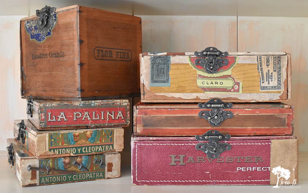 DIY Vintage Cigar Box Craft Ideas - Lora Bloomquist~Create & Ponder