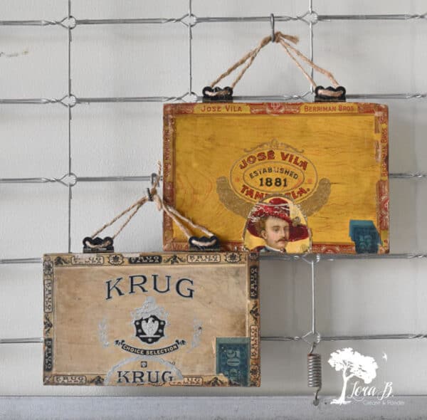 DIY Vintage Cigar Box Craft Ideas - Lora Bloomquist~Create & Ponder