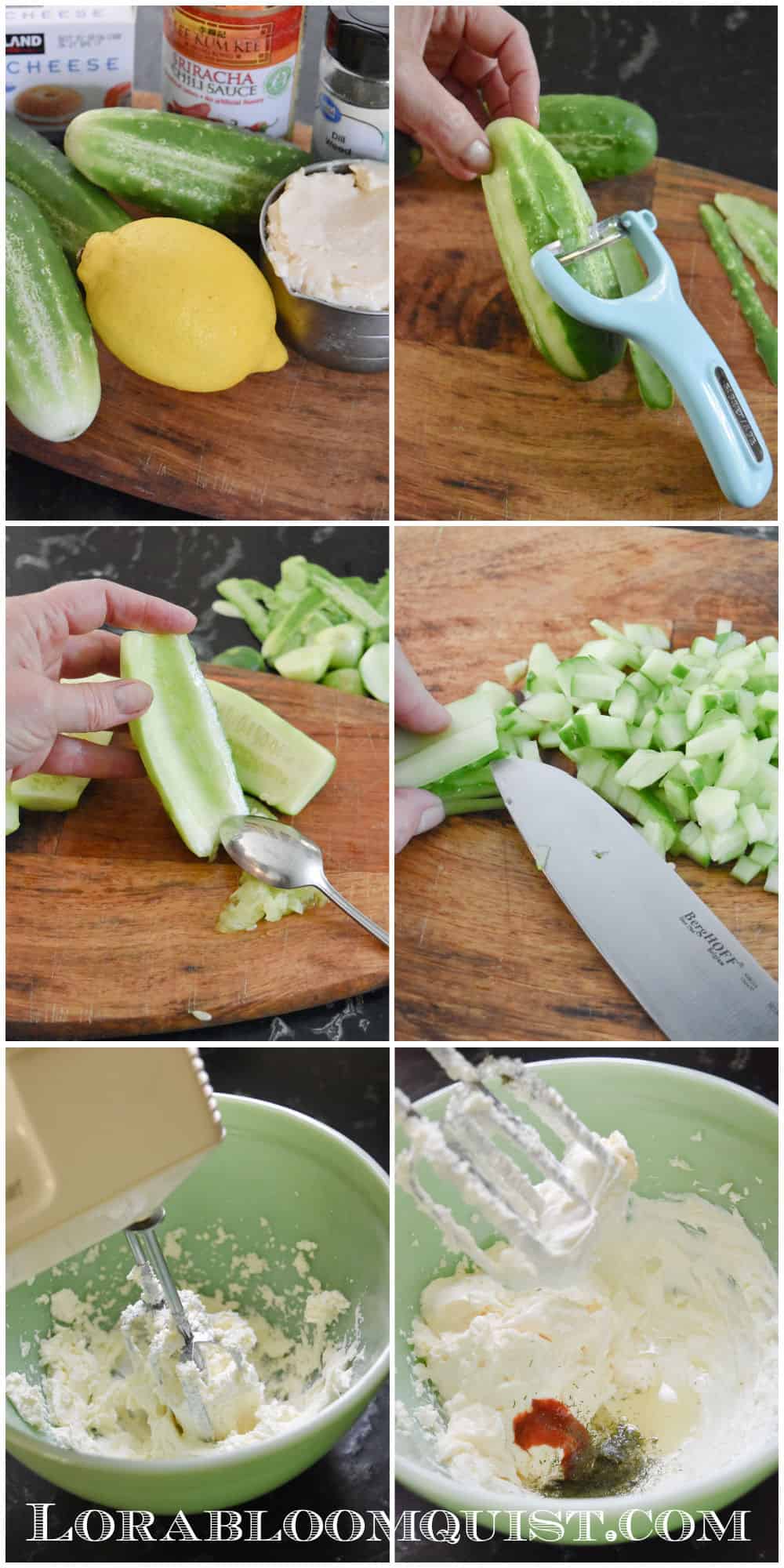 Dill Cucumber Dip - Lora Bloomquist~Create & Ponder