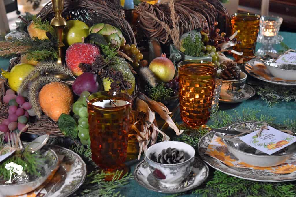 Cornucopia Collection Centerpiece - Lora Bloomquist~Create & Ponder