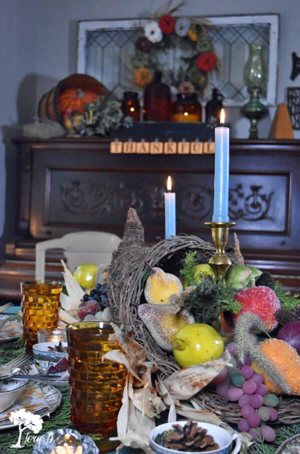 Cornucopia Collection Centerpiece - Lora Bloomquist~Create & Ponder