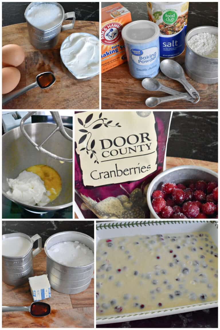 Cranberry Cake with Butter Sauce - Lora Bloomquist~Create & Ponder