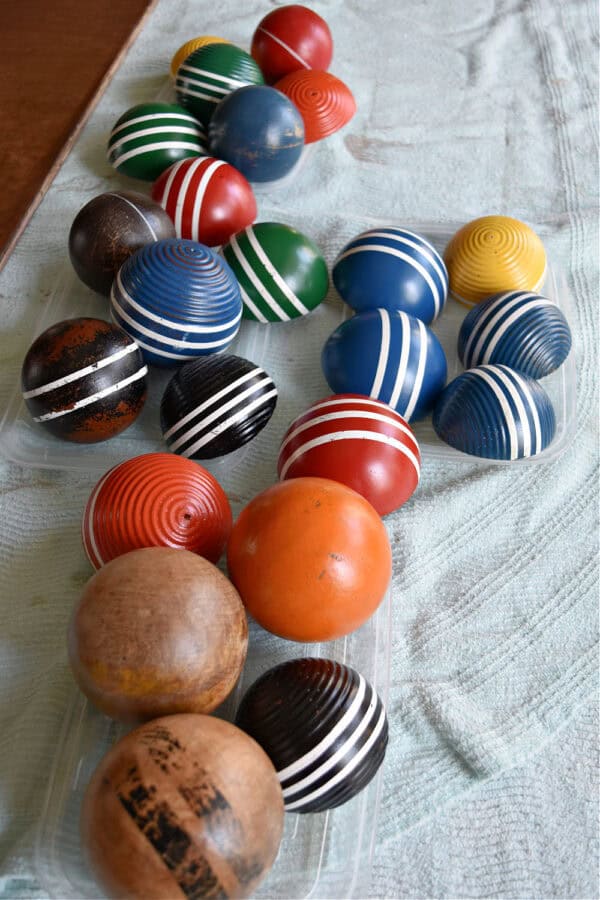 DIY Upcycled Croquet Art - Lora Bloomquist~Create & Ponder