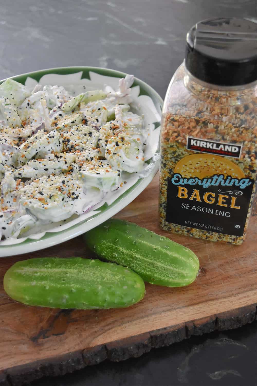 Simple & Creamy Sliced Cucumbers - Lora Bloomquist~Create & Ponder