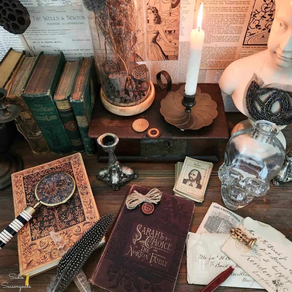 How to Decorate to Thrift the Look, Dark Academia - Lora Bloomquist ...