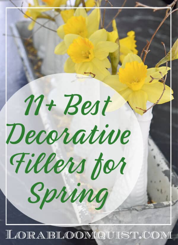 11+ Best Decorative Fillers for Spring - Lora Bloomquist~Create & Ponder