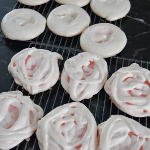 Meringue Shells with Hot Fudge Sauce - Lora Bloomquist~Create & Ponder