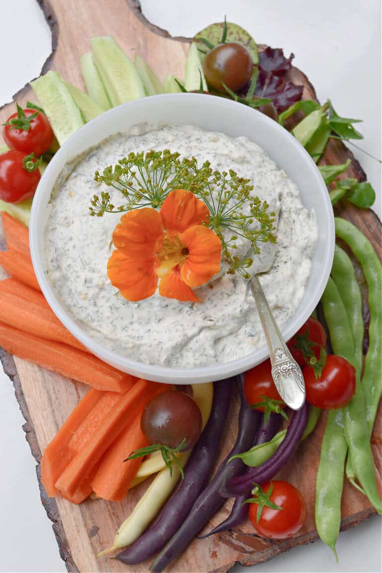 Easy Homemade Dill Dip - Lora Bloomquist~Create & Ponder