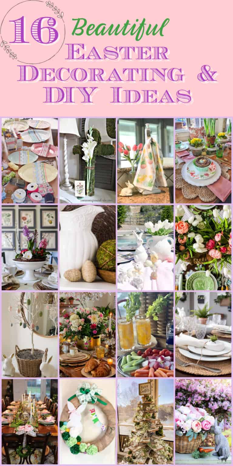 16 Beautiful Easter Decorating and DIY Ideas - Lora Bloomquist~Create ...