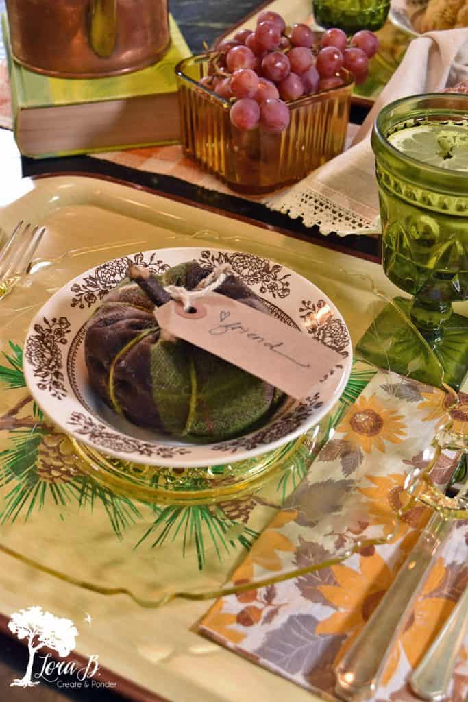 Fall Decorated Lunch for a Friend - Lora Bloomquist~Create & Ponder