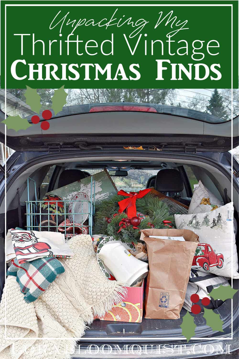 Favorite Vintage Christmas Decor Finds - Lora Bloomquist~Create & Ponder