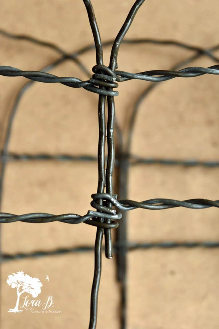 Re-purposed Vintage Fencing Squares DIY - Lora Bloomquist~Create & Ponder