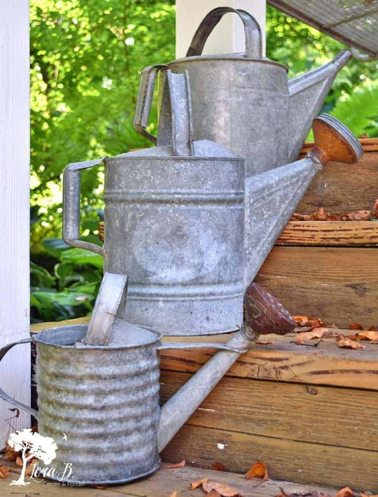 Creative Ideas for Galvanized Buckets and Vintage Containers - Lora ...