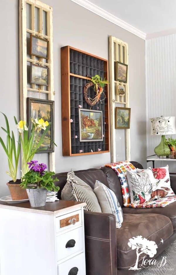 Spring Home Tour with a Garden Theme - Lora Bloomquist~Create & Ponder