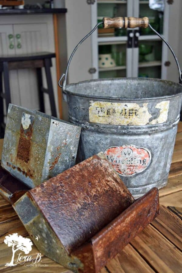 How To Clean Galvanized Metal and Revive the Vintage Patina - Lora ...