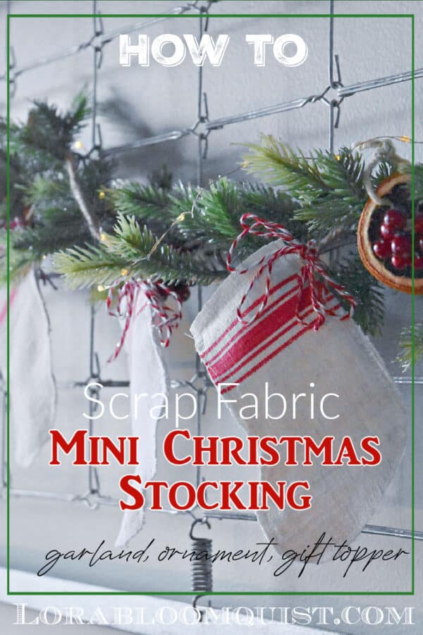 Sweet and Simple Mini Christmas Stocking Garland - Lora Bloomquist ...