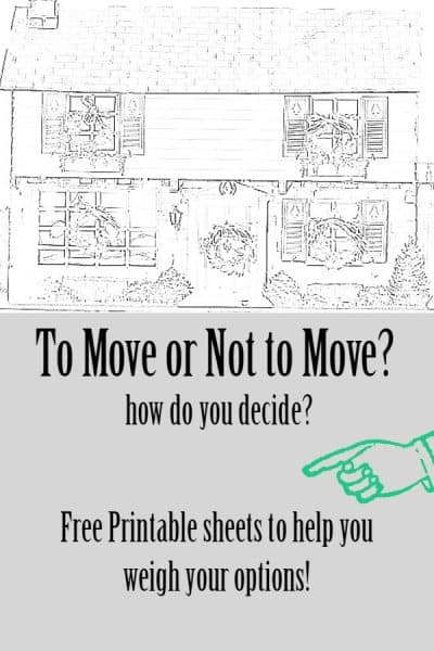 How to Decide Whether To Move or Not - Lora Bloomquist~Create & Ponder