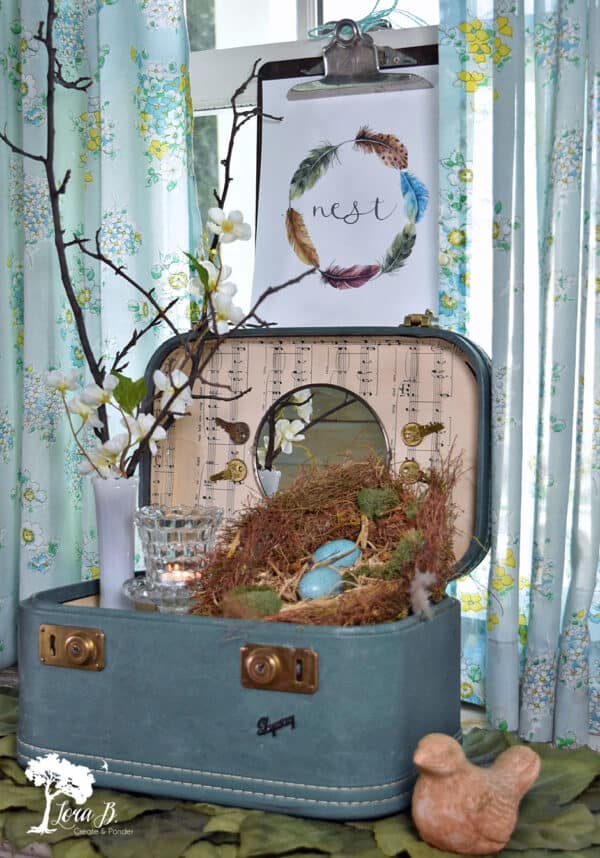 9 Fun Ways to Decorate with Vintage Suitcases - Lora Bloomquist~Create ...