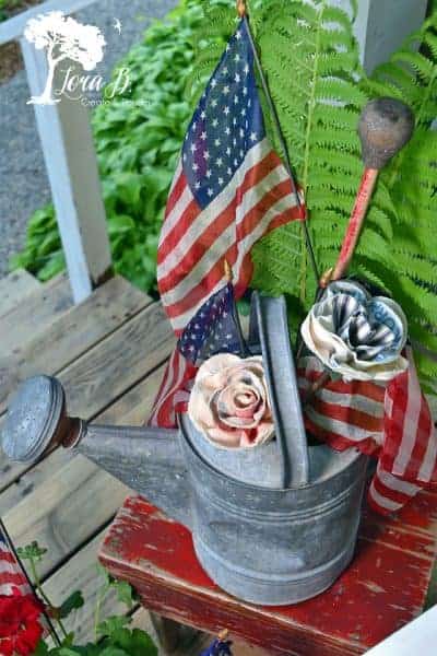25 Best Patriotic Decor & DIY Ideas with Vintage Repurposed Junk - Lora ...