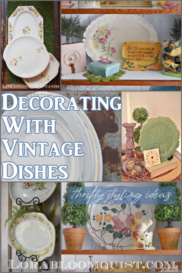 Collecting Vintage Platters for Seasonal Decor - Lora Bloomquist~Create ...