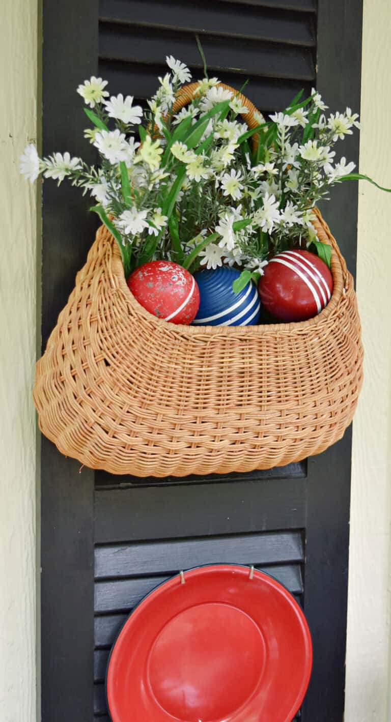 DIY Upcycled Croquet Art - Lora Bloomquist~Create & Ponder