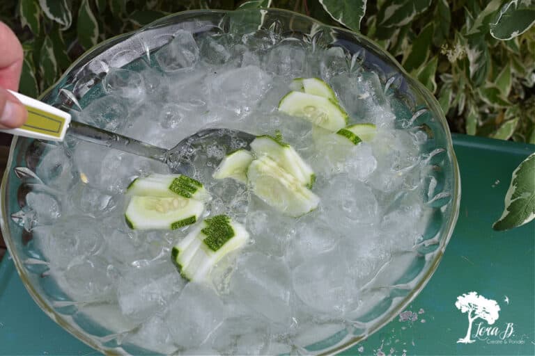 Delicious Cucumber Lime Punch - Lora Bloomquist~Create & Ponder