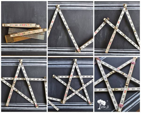 Easy Vintage Folding Ruler Stars How To - Lora Bloomquist~Create & Ponder