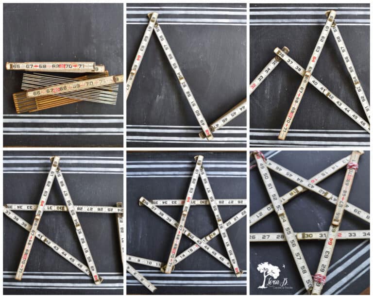 Easy Vintage Folding Ruler Stars How To - Lora Bloomquist~Create & Ponder