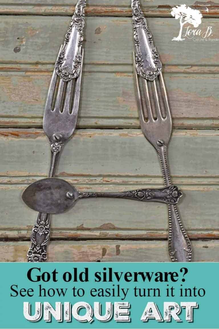 Vintage Silverware Art for the Kitchen - Lora Bloomquist~Create & Ponder