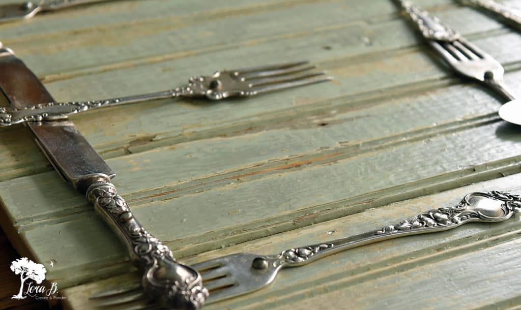 Vintage Silverware Art for the Kitchen - Lora Bloomquist~Create & Ponder