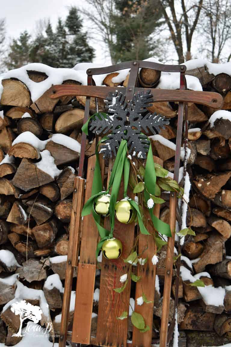 10 Creative Ways To Decorate a Vintage Sled - Lora Bloomquist~Create ...