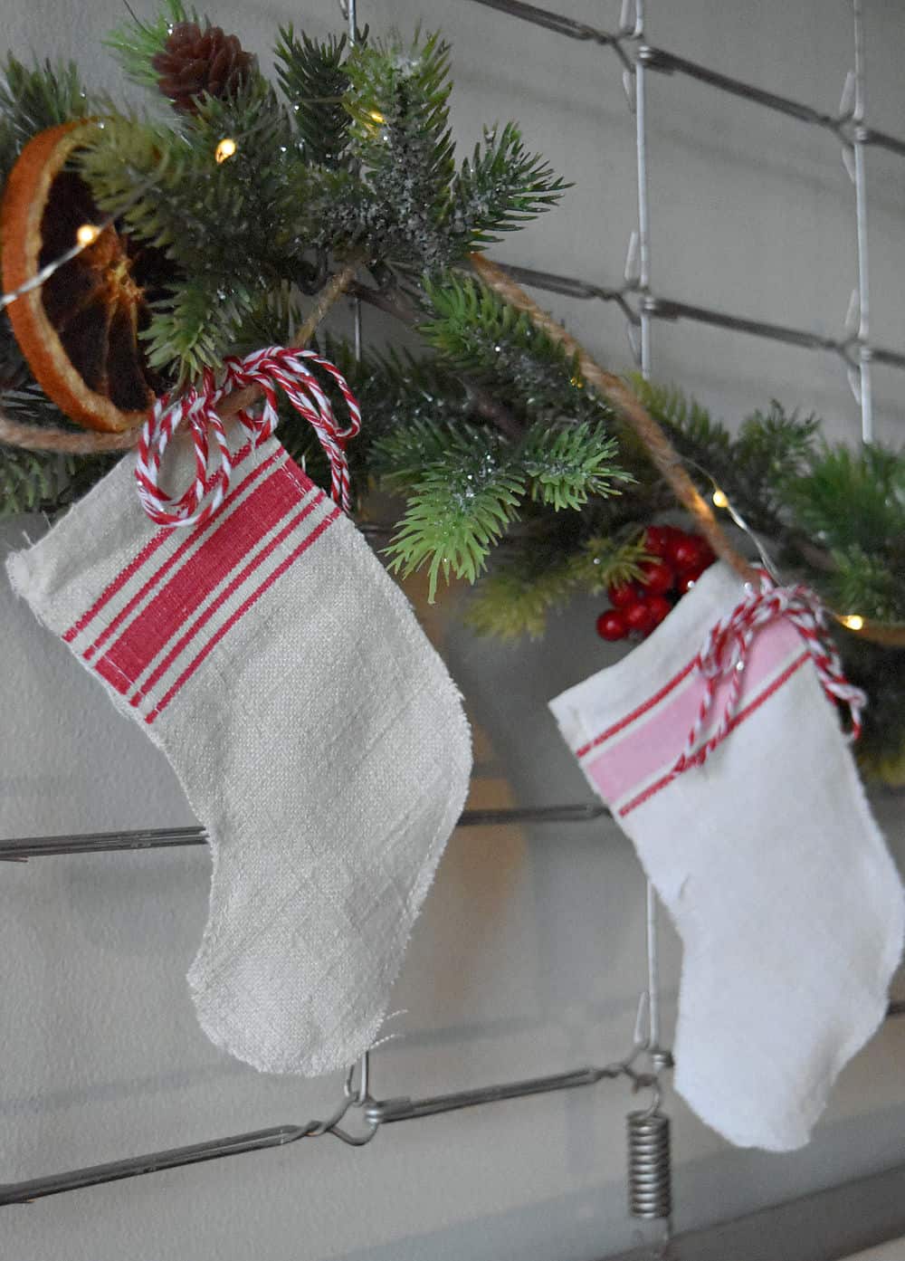 Sweet and Simple Mini Christmas Stocking Garland - Lora Bloomquist ...
