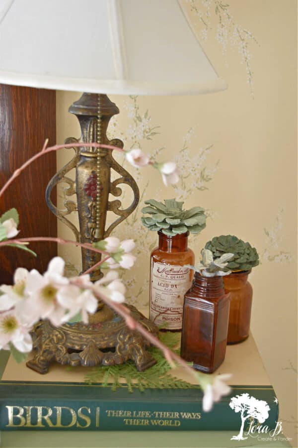 Styling a Pretty Spring Vignette - Lora Bloomquist~Create & Ponder