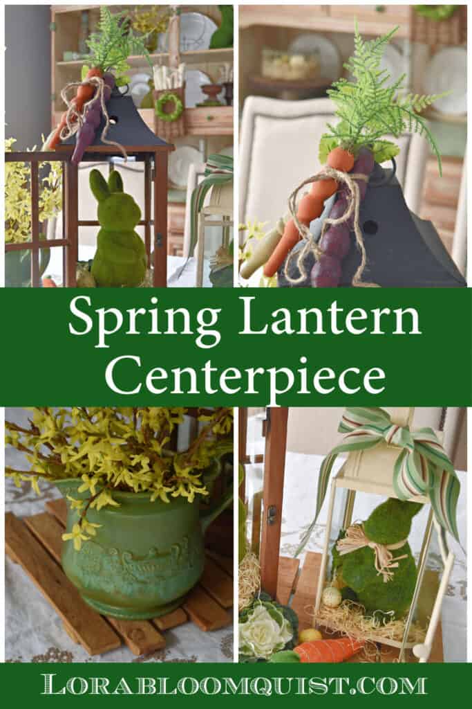 Pretty Spring Lantern Centerpiece - Lora Bloomquist~Create & Ponder
