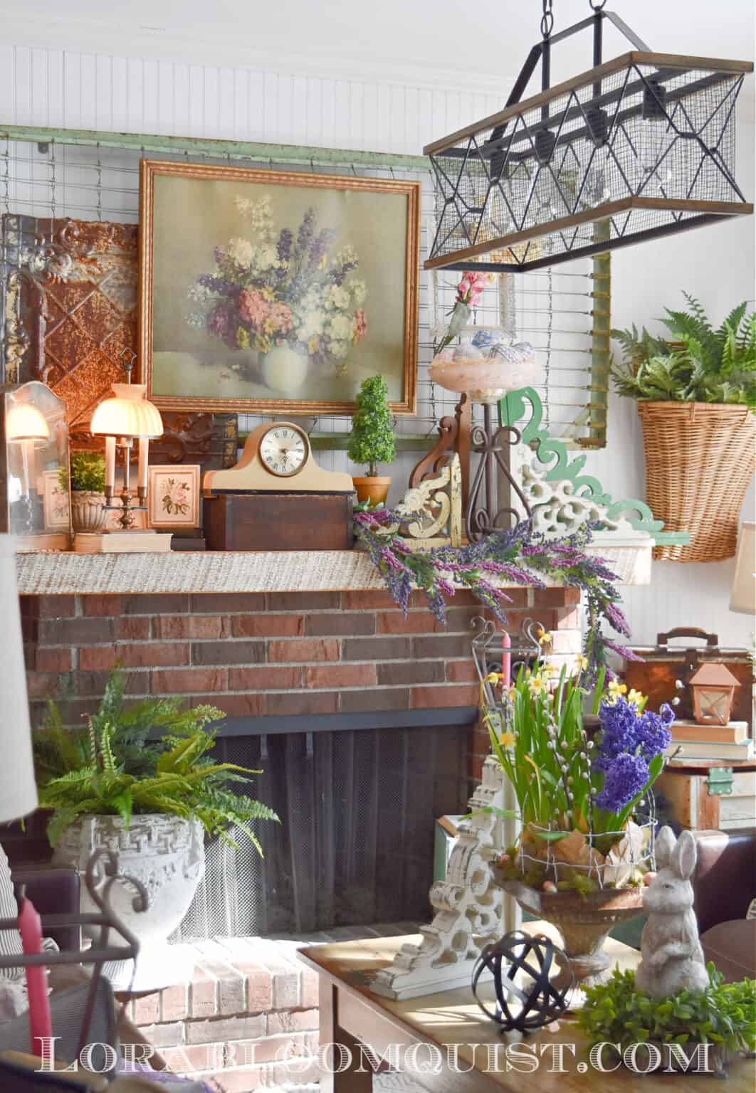 A Spring Home Tour with Vintage Garden Style - Lora Bloomquist~Create ...