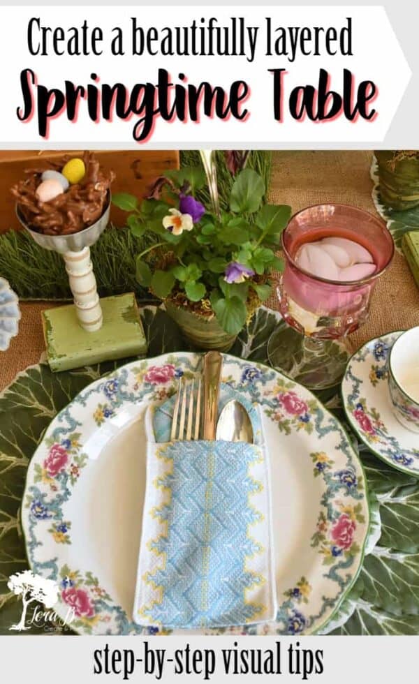 Spring Table Decorating Ideas - Lora Bloomquist~Create & Ponder