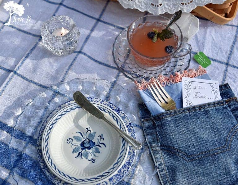 Blue and White Tea Party for Mom - Lora Bloomquist~Create & Ponder