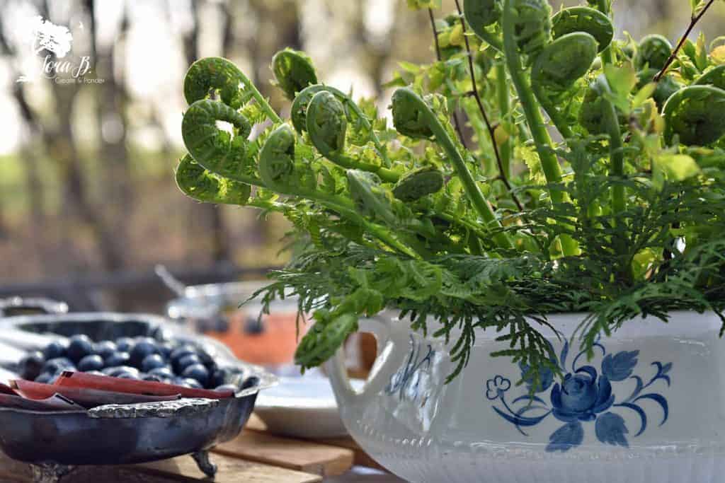 Blue and White Tea Party for Mom - Lora Bloomquist~Create & Ponder