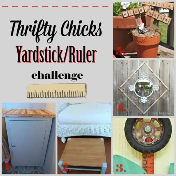 Easy Upcycled Yardstick Wheel Flowers - Lora Bloomquist~Create & Ponder