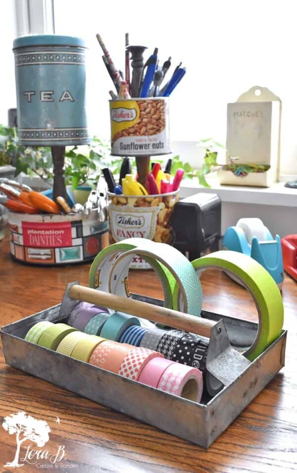 11+ Creative Ways to Use Old Tool Boxes (all through the house) - Lora ...