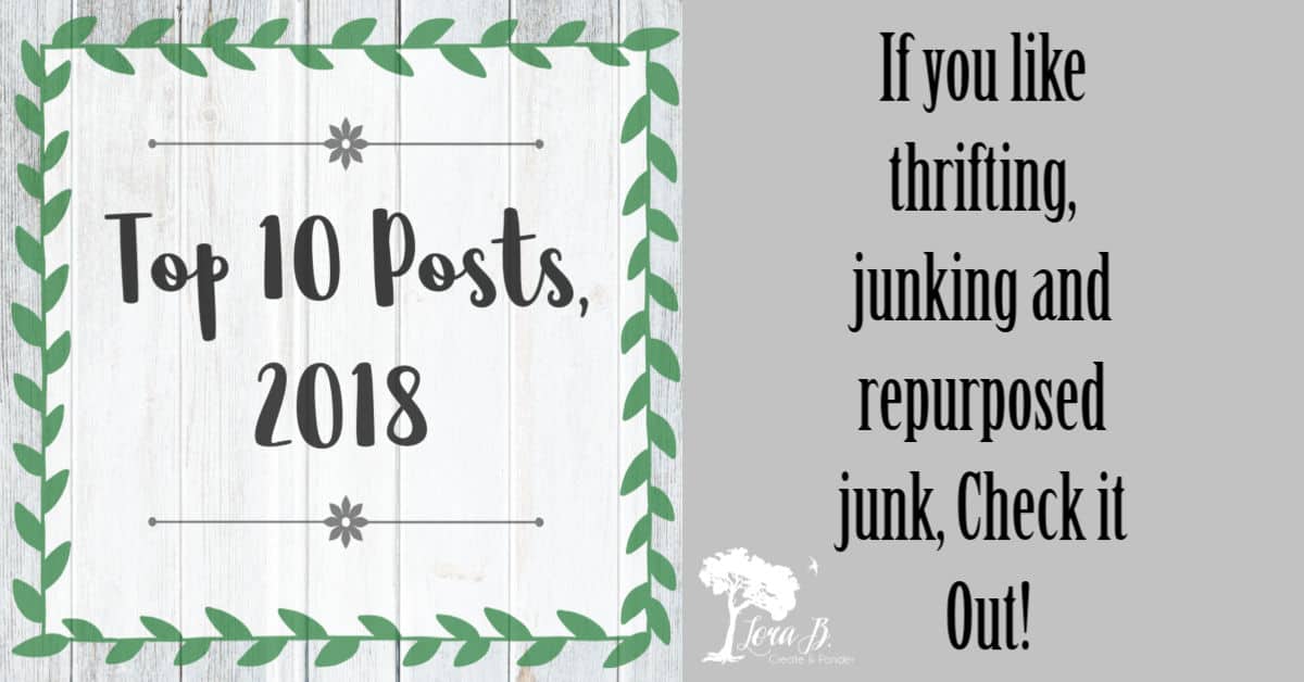 Top 10 Posts for 2018 - Lora Bloomquist~Create & Ponder